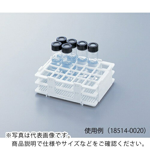 仕様：サイズ(mm)：128×105×43型番：18514-0016立て数(本)：30(5×6列)オートクレーブ可16mm用材質／仕上：PP(ポリプロピレン)　●代表画像について 商品によっては、代表画像を使用している場合がございます。 商...