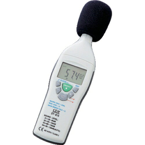 仕様：測定範囲：SL8850／35〜100dB（Low）・65〜130dB（Hi）、SL815／30〜80dB（Low）・50〜100dB（Med）・80〜130dB（Hi）・30〜130dB（Auto）機能：SL8850／表示1.5回/秒...
