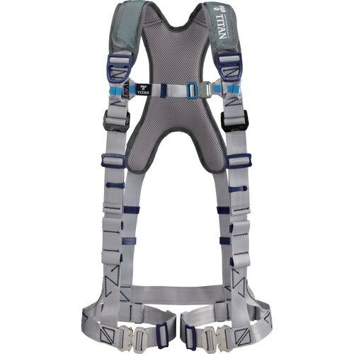 特長：厚生労働省「墜落制止用器具の規格」適合品、ハーネス本体のみ、動きやすさを高めた軽量プロモデル、水平型仕様：サイズ：LL色：シルバーベルト幅(mm)：40最大使用可能質量(kg)：130胸ベルト幅(mm)：25腿バックル：ワンタッチバッ...