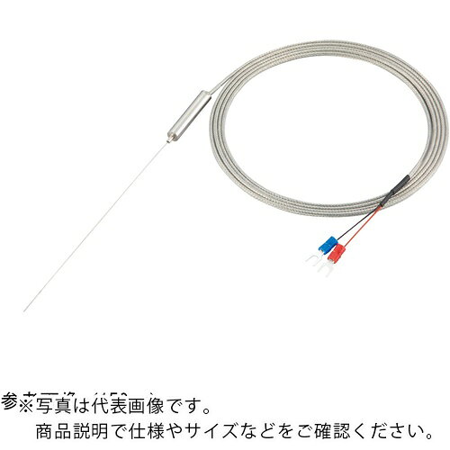 特長：シース部が細く、小さな隙間でも使用できます。 φ0.5mmの極細シースタイプ仕様：シース部サイズ（mm）：φ0.5×200 リード線：有り リード線端末部：M4Y端子タイプリード線：有りリード線端末部：M4Y端子タイプ温度範囲：-50...