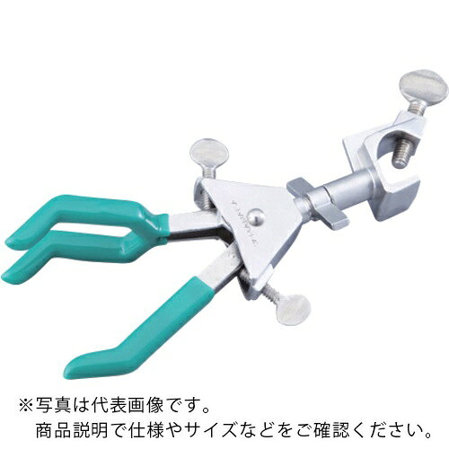 特長：耐食性に優れています。クランプとムッフの角度を360°自在に調節できます。用途：材質：本体／ステンレス（SCS13）・先端部／PVC（塩化ビニル樹脂）コーティングムッフ取り付け範囲：φ9〜19mm付属品：PVC（塩化ビニル樹脂）製スペ...