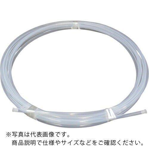 特長：半導体・液晶産業分野での用途に最適です。溶出フッ素イオンを低減しています。チューブ内表面を平滑化（Rt＝0.2μm）しています。パーティクルや薬液の滞留を低減しています。クリーンアップ（洗浄時間）を低減しています。透明性、絶縁耐力に優...