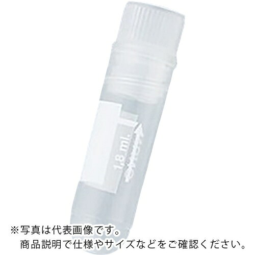 特長：広範な冷却システムに適しています。別売のクライオカラーコードを使用すると識別に便利です。開閉自在のジップロック包装になっています。仕様：規格(mm)：48×φ12.5容量(mL)：2使用容量(mL)：1.8型番：363401品名：イン...