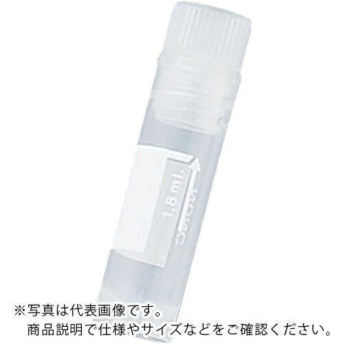 特長：広範な冷却システムに適しています。別売のクライオカラーコードを使用すると識別に便利です。開閉自在のジップロック包装になっています。仕様：規格(mm)：49×φ12.5容量(mL)：2使用容量(mL)：1.8型番：368632品名：自立...