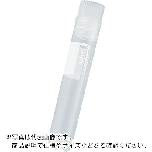 特長：広範な冷却システムに適しています。別売のクライオカラーコードを使用すると識別に便利です。開閉自在のジップロック包装になっています。仕様：規格(mm)：71×φ12.5容量(mL)：4使用容量(mL)：3.6型番：379189品名：スタ...