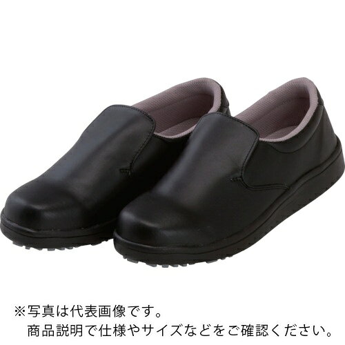 特長：独自の滑り止めパターンで耐滑性に優れています。最高耐滑区分5を取得しています。インソールは通気性も良く、クッション性にも優れています。特殊配合の為、耐油性も抜群です。靴の内部は、抗菌防臭加工です。用途：食品加工仕様：寸法(cm)：23...