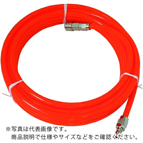 特長：耐油性が高いポリウレタンブレードホース使用しています。簡単便利なワンタッチカップリング付、購入後すぐ使用できます。カップリング汎用タイプ（CHS）を標準化豊富なバリエーション。用途に合わせホース内径、ホース色、長さを準備用途：各種エア...