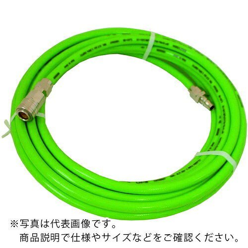 特長：耐油性が高いポリウレタンブレードホース使用しています。簡単便利なワンタッチカップリング付、購入後すぐ使用できます。カップリング汎用タイプ（CHS）を標準化豊富なバリエーション。用途に合わせホース内径、ホース色、長さを準備用途：各種エア...
