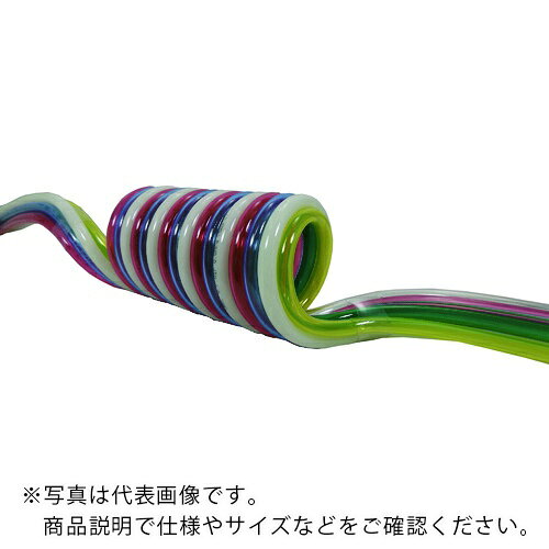 特長：耐水性ポリウレタンチューブ使用、エア、工業用水問わず配管可能です。折れにくく柔軟です。機械的強度、特に耐摩耗性に優れ、設備配管、ロボット配管に最適です。優れた外径精度です。用途：各種エア配管に。各種工業用水配管に。仕様：チューブ外径(...