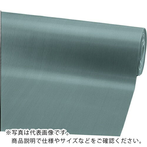 特長：床の保護用としてはもちろん、通路の防音、滑り止め、徐じん用としても活躍します。筋入りで適度なクッション性もあります。用途：通路などに。仕様：色：グレーサイズ長辺(m)：10サイズ短辺(mm)：1000厚さ(mm)：6幅(M)×長さ(M...