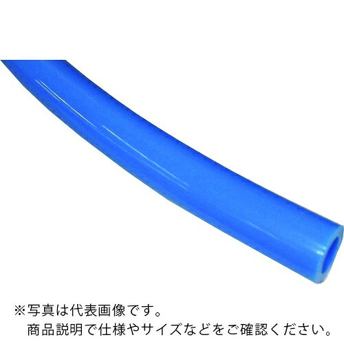 特長：柔軟性に優れています。耐油性、耐寒性に優れています。空圧、計装用として、制御機器などの自動化、省力化に最適です用途：各種空気圧配管仕様：外径(mm)：12内径(mm)：8最小曲げ半径(mm)：28全長(m)：100最高使用圧力(MPa...