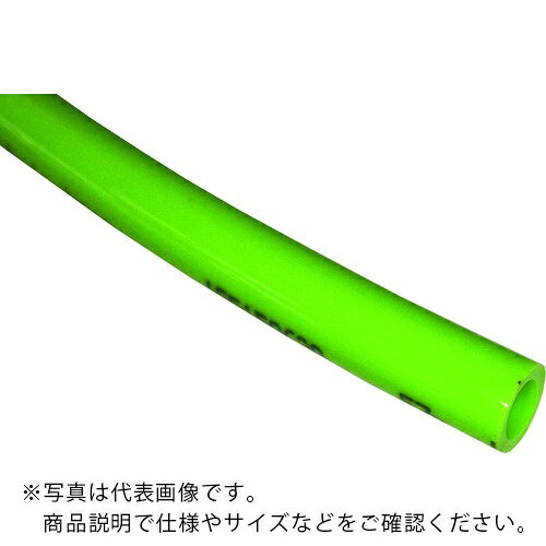 特長：柔軟性に優れています。耐油性、耐寒性に優れています。空圧、計装用として、制御機器などの自動化、省力化に最適です用途：各種空気圧配管仕様：外径(mm)：12内径(mm)：8最小曲げ半径(mm)：28全長(m)：100最高使用圧力(MPa...
