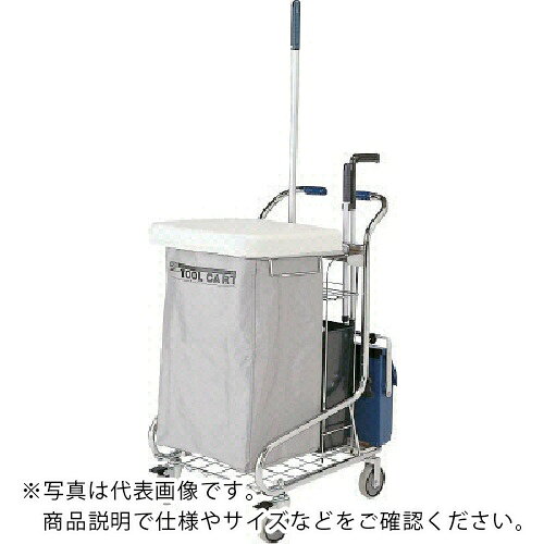 特長：小物を収納できるラックやバケツをセットすれば効率よく作業できます。用途：ツールカートマルチC用ラック・バケツセットに。材質／仕上：バケツ：PPラック：スチールクロームメッキ注意：カートは付属しませんのでご注意ください。　●メーカー取寄...