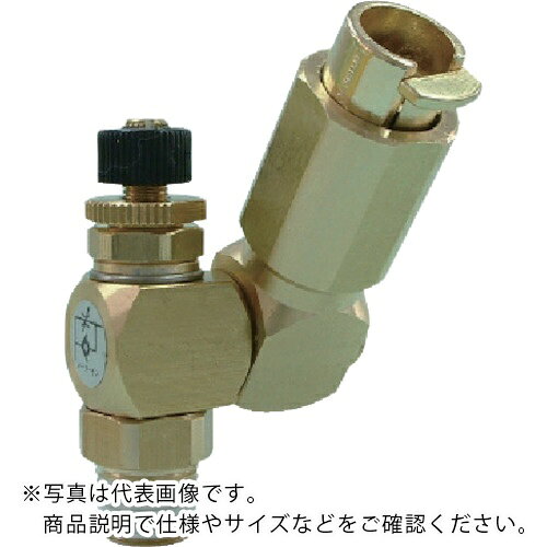 特長：取り出し口が3次元方向に動きます。流量調整がスムーズに行えます。用具不要のワンタッチ着脱です。タッチコネクターHを内臓しています。ボディが金属製で衝撃に強い構造になっています。用途：溶接環境エア配管用仕様：接続口径：R3/8適合チュー...