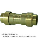 特長：溶接治具用のスパッタ対策継手です。本体はしんちゅう製になっており、強靭です。金属製スパッタキャップを標準装備しリリースリングやスパッタチューブ（2層型）の内管に降りかかるスパッタを完全にシャットアウトします。用途：溶接環境エア配管用仕...