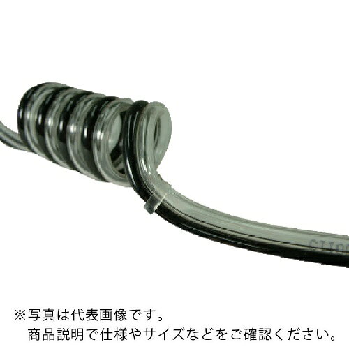 特長：稼動部に使用出来ます。ソフトウレタンチューブを溶着してスパイラル状にしています。色分けする事が出来ます用途：各種エア配管に。稼動部に。仕様：色：透明、青使用範囲(m)：0.65コイル径(mm)：38外径(mm)：12内径(mm)：8コ...