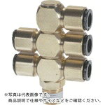 特長：用具不要のワンタッチ着脱です。チューブへの傷がつきにくいロック構造です。ボディが金属製で衝撃などに強い構造になっています。用途：各種エア配管仕様：適合チューブ外径D(mm)：4ネジ部：R1/8材質／仕上：本体：しんちゅうシール材：ニト...