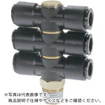特長：用具不要のワンタッチ着脱です。チューブへの傷がつきにくいロック構造です。用途：各種エア配管仕様：適合チューブ外径D(mm)：6ネジ部：R1/8材質／仕上：本体：しんちゅう、ポリアセタール樹脂シール材：ニトリルゴム　●メーカー取寄商品に...