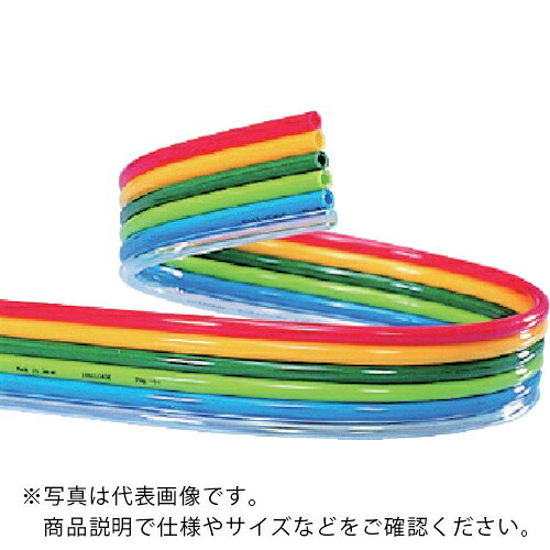 特長：タッチチューブを溶着しています。配管工数が削減できます。色分けする事が出来ます。用途：各種エア配管仕様：色：透明、青、ライトグリーン、緑、黄、赤外径(mm)：4内径(mm)：2.5全長(m)：20材質／仕上：本体：ポリウレタン　●メー...