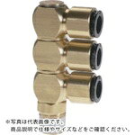 特長：用具不要のワンタッチ着脱です。チューブへの傷がつきにくいロック構造です。ボディが金属製で衝撃などに強い構造になっています。用途：各種エア配管仕様：適合チューブ外径D(mm)：8ネジ部：R1/8材質／仕上：本体：しんちゅうシール材：ニト...