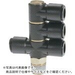 特長：用具不要のワンタッチ着脱です。チューブへの傷がつきにくいロック構造です。用途：各種エア配管仕様：適合チューブ外径D(mm)：8ネジ部：R1/8材質／仕上：本体：しんちゅう、ポリアセタール樹脂シール材：ニトリルゴム　●メーカー取寄商品に...