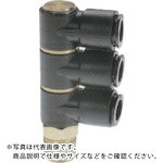 特長：用具不要のワンタッチ着脱です。チューブへの傷がつきにくいロック構造です。用途：各種エア配管仕様：適合チューブ外径D(mm)：8ネジ部：R1/8材質／仕上：本体：しんちゅう、ポリアセタール樹脂シール材：ニトリルゴム　●メーカー取寄商品に...