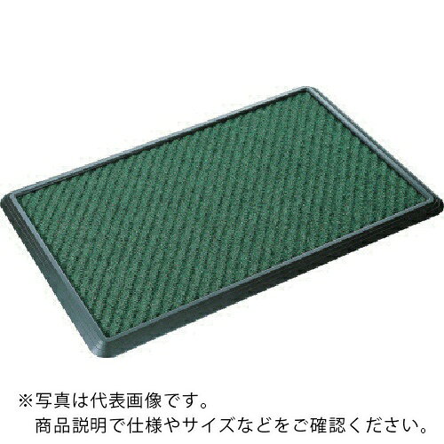 特長：マットに注いだ消毒液が足元を洗浄し、ばい菌を除去します。マットとマットベースの2層式です。用途：厨房や食品工場に。仕様：色：ブラウンサイズ長辺(mm)：1200サイズ短辺(mm)：900厚さ(mm)：18塩ビ不使用材質／仕上：マット：...