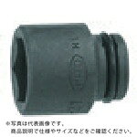 特長：差込角9.5mmインパクトレンチ用です。用途：作業におけるボルト・ナットの締め・ゆるめ用です。仕様：差込角(mm)：9.5対辺寸法(mm)：24全長(mm)：36材質／仕上：クロムバナジウム鋼　●メーカー取寄商品について 本商品はメー...