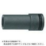 特長：差込角19.0mmインパクトレンチ用です。ロングタイプです。用途：作業におけるボルト・ナットの締め・ゆるめ用です。仕様：差込角(mm)：19.0対辺寸法(mm)：19全長(mm)：100材質／仕上：クロムバナジウム鋼　●メーカー取寄商...