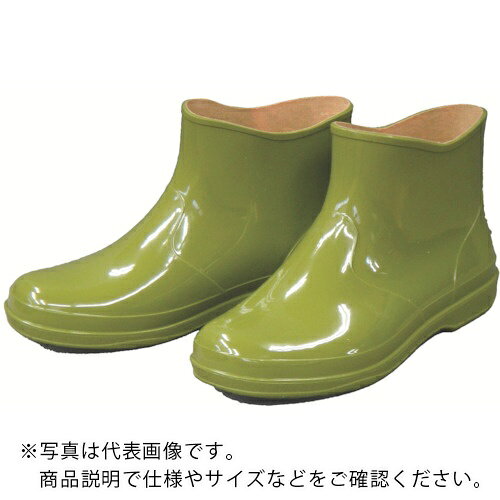 特長：軽量タイプです。履き易いです。柔らかく屈曲がいいです。用途：ガーデニング用長靴雨靴仕様：寸法(cm)：22.5〜23.0足幅サイズ：3E色：グリーン福山ゴム　マイガーデン3グリンS材質／仕上：胴部・底部：ポリ塩化ビニール（PVC）裏材...