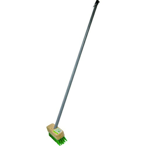 特長：耐摩耗性、耐薬品性、耐水性に優れた塩化ビニール（PVC）ブラシです。仕様：幅(mm)：180長さ(mm)：1120奥行(mm)：60竹柄材質／仕上：柄：竹PVCチューブ巻甲：木ブラシ：塩化ビニール（PVC）　●メーカー取寄商品について...