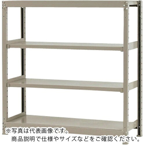 特長：ボルトレスで組立が簡単しかも1段／耐荷重が200kgで連結での増設可能なラックです。仕様：間口(mm)：1200奥行(mm)：450高さ(mm)：1200色：アイボリー棚段数(段)：4均等積載量(kg/段)：200最大積載量(kg/台...