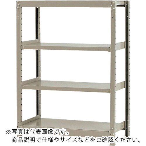 特長：ボルトレスで組立が簡単しかも1段／耐荷重が200kgで連結での増設可能なラックです。仕様：間口(mm)：900奥行(mm)：450高さ(mm)：1200色：アイボリー棚段数(段)：4均等積載量(kg/段)：200最大積載量(kg/台)...