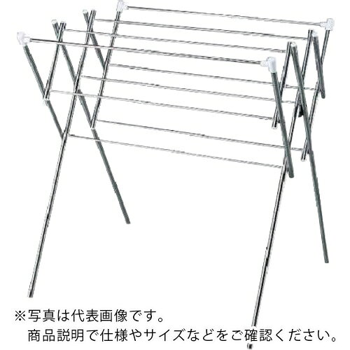 特長：ワイドに使ってコンパクトに収納できます。18枚のタオルが掛けられます仕様：使用サイズ：W72×D61×H77cm収納サイズW72×D10×H86cm材質／仕上：材質:18-8ステンレス　●メーカー取寄商品について 本商品はメーカーから...