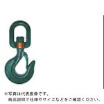 特長：360度回転しますのでロープなどがねじれません。用途：土木・建築工事での荷物の吊り上げ仕様：基本使用荷重(t)：5寸法(mm)C：33寸法(mm)D：57寸法(mm)H：362.5寸法(mm)L：165.5スイベルタイプラッチ付材質／...