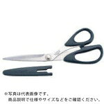 特長：錆にくいハイカーボンステンレス製です。シャープな切れ味です。用途：洋裁用ドレスメーキングに限らず事務用として。仕様：刃長(mm)：75刃厚(mm)：2.8全長(mm)：210色：ブラック材質／仕上：刃部：高級ステンレス刃物鋼ハンドル：...