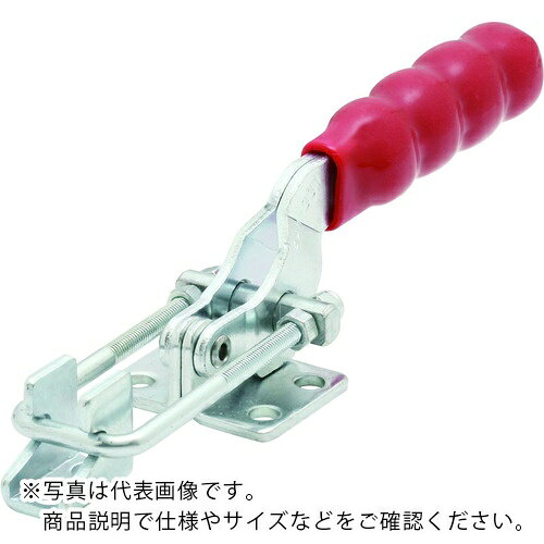 特長：レバーを倒して引っかけてクランプします。仕様：引き型トグルクランプ材質／仕上：SUS304L電解研磨　●代表画像について 商品によっては、代表画像を使用している場合がございます。 商品のカラー、サイズなどが異なる商品をイメージ画像とし...