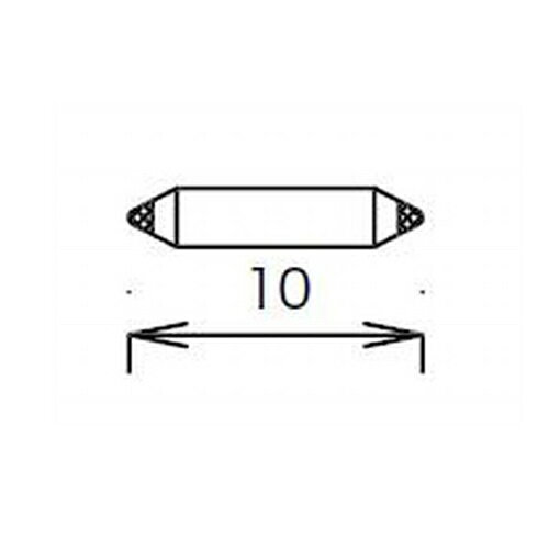 仕様：・全長：10mm・摘要：R0.25mmサファイアスタイラス（010　1080）付55°円錐サファイア（両側）、φ2注意：・日本国内での使用に限ります。・ユーザー様情報（会社名・所在地）が必要です。　●メーカー取寄商品について 本商品は...