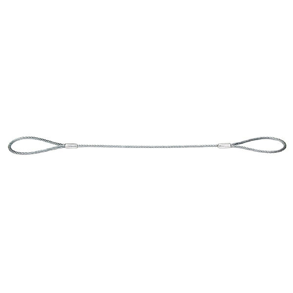 特長：6×19O/O。 パッケージ入。用途：荷の吊り上げに。仕様：使用荷重(t)：0.3 長さ(m)：1 径(mm)：6 アイ寸法(mm)：160注意：1本吊りでの使用はしないでください。　●代表画像について 商品によっては、代表画像を使用...
