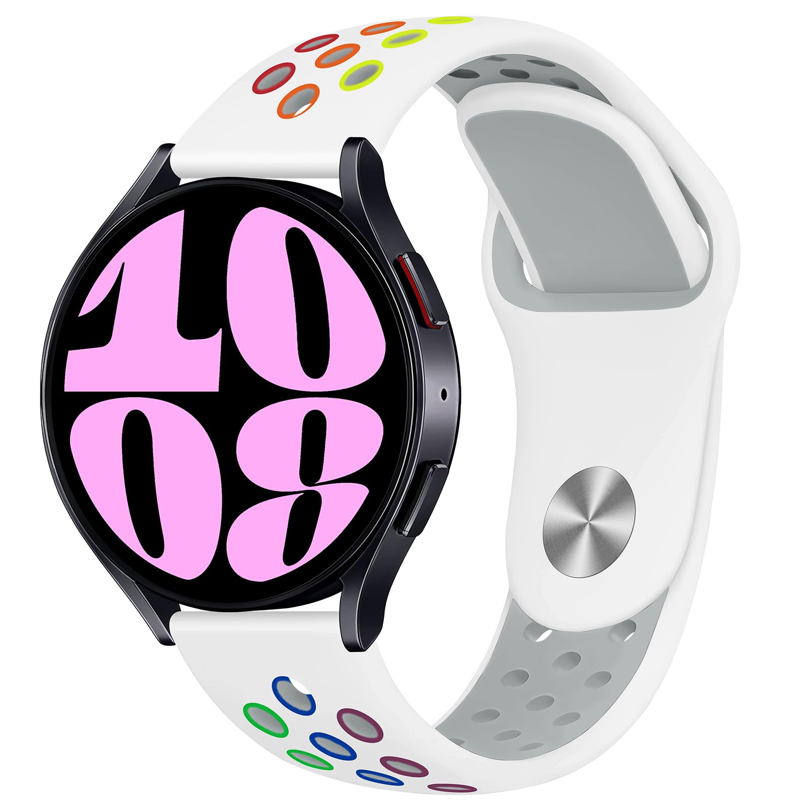 20mm バンド：コンパチブルSamsung Galaxy Watch 7/6/5/4/FE 40mm 44mm /Galaxy Watch 6 Classic 43mm 47mm/Galaxy Watch 5 40mm 44mm /Gal...