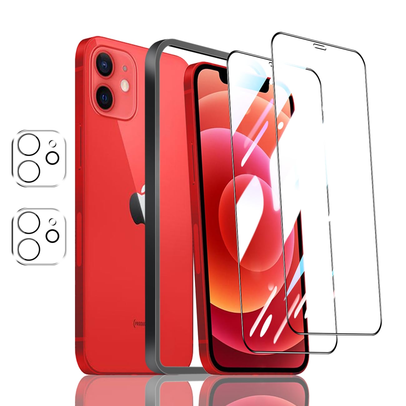 【専用設計·簡単に貼り付け】 本製品 Apple iphone12 6.1インチ アイフォン12 いpほね12 専用液晶画面 保護 ガラスフィルム です。本商品は厳選した素材を採用して作られており、フィルムのシリコン自己吸着層があるので、ス...