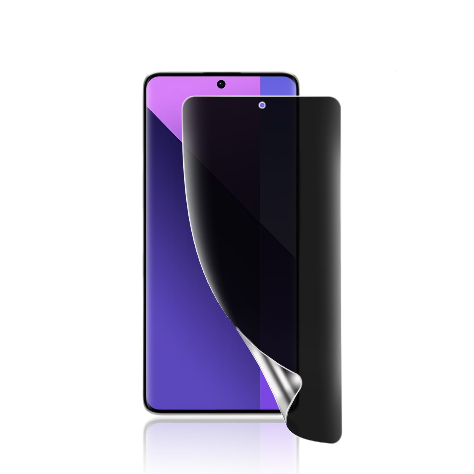 【対応機種】対応 Xiaomi Redmi Note 13 Pro + 5G 専用に設計、覗き見防止フィルム 1枚。※ご購入前に携帯電話の機種をご確認ください。 【プライバシー保護機能：公共の場でも安心使用】アップグレードマイクロルーバー技...
