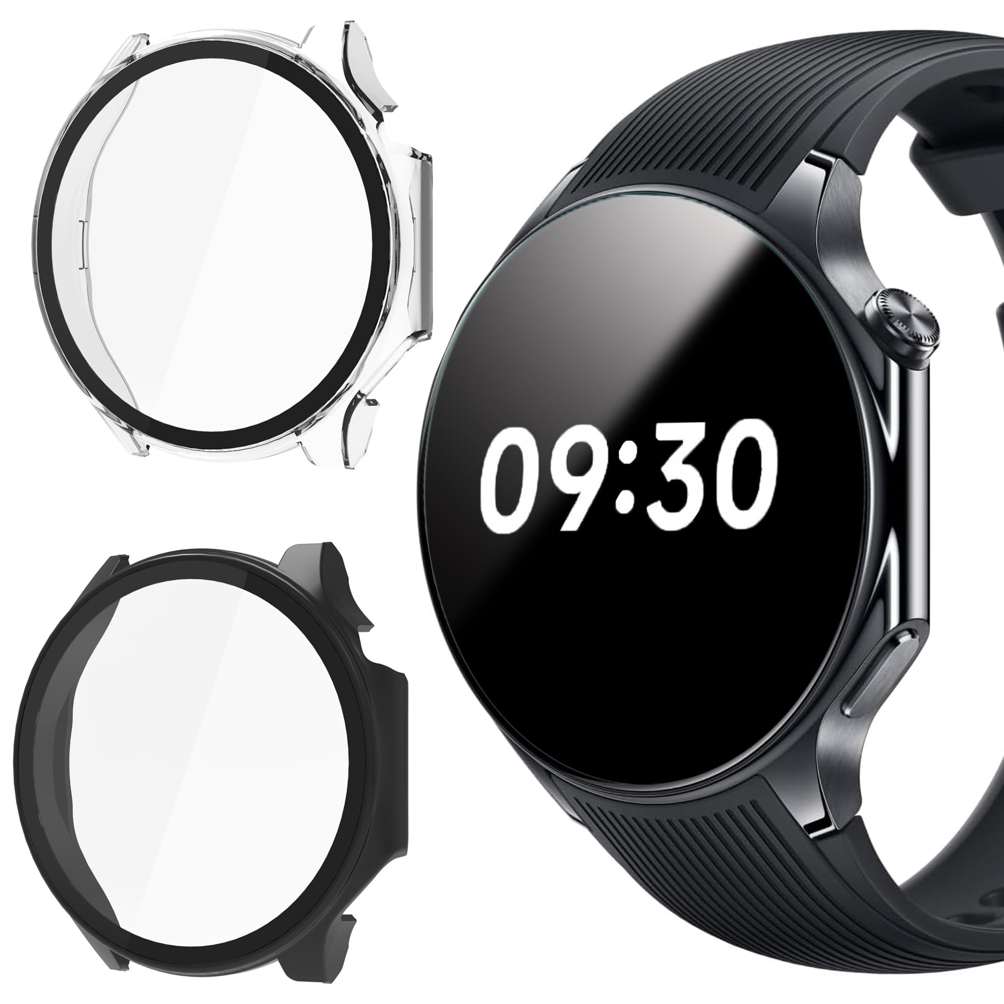 【対応機種】OPPO watch X / OnePlus Watch 2スマートウォッチ。ウォッチにぴったりフィット。快適にご使用でき、腕時計に負担を与えません。ケースは腕時計の美学にも影響しません。 【耐傷性】Lamshawスクリーンプロ...