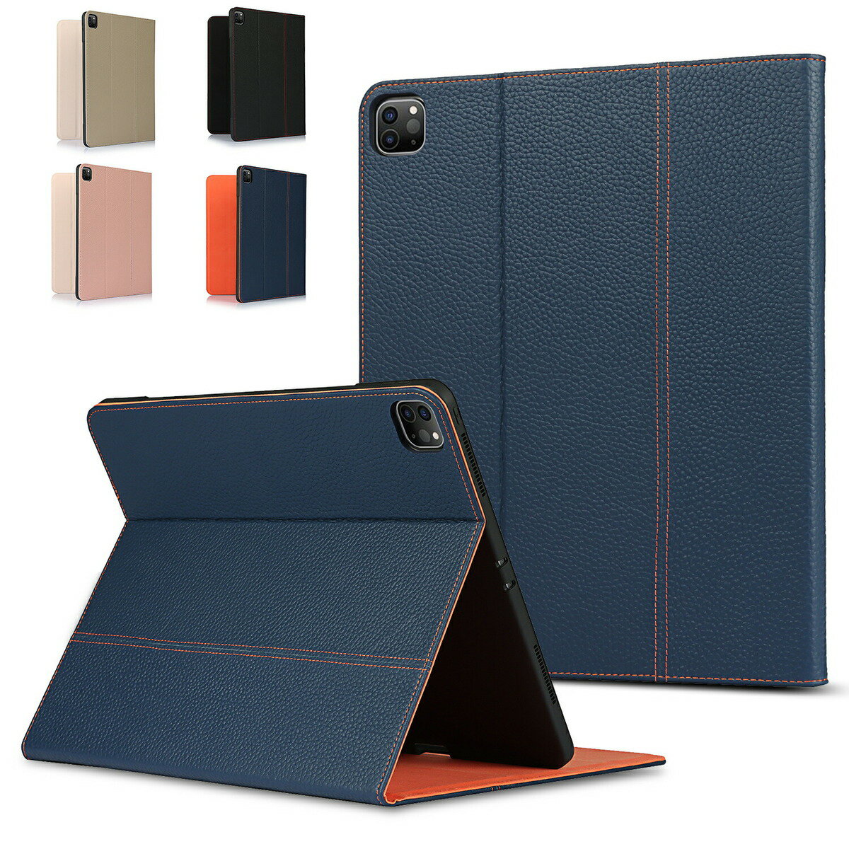 Apple iPad シリーズ 対応のケース 商品説明 両面カバーでしっかり保護 スタンド機能有、装着したままでカメラ使用可 型番対応 機種別の対応番号: iPad Pro (12.9インチ) : iPad Pro 12.9 インチ (第 ...