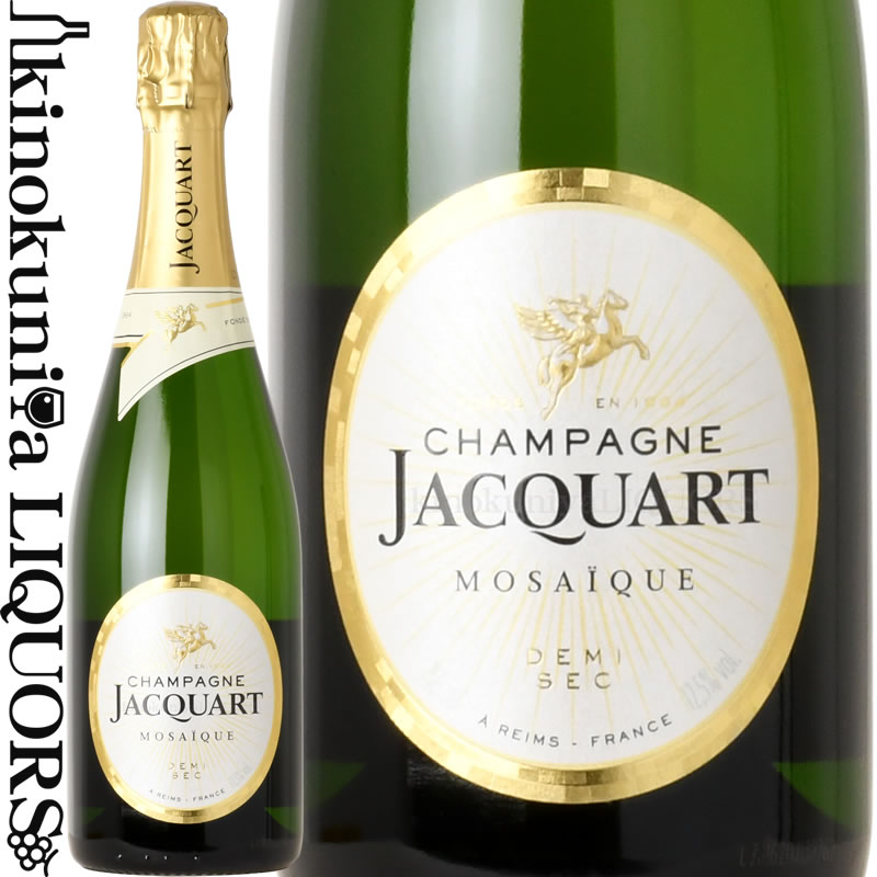 　JACQUART Mosaique Demi-Sec ジャカール モザイク ドゥミセック 色スパークリングワイン白 味わいやや甘口 ヴィンテージ品名に記載 産地フランス 原産地呼称シャンパーニュ ALC度数12.5% 飲み頃温度8～10℃...