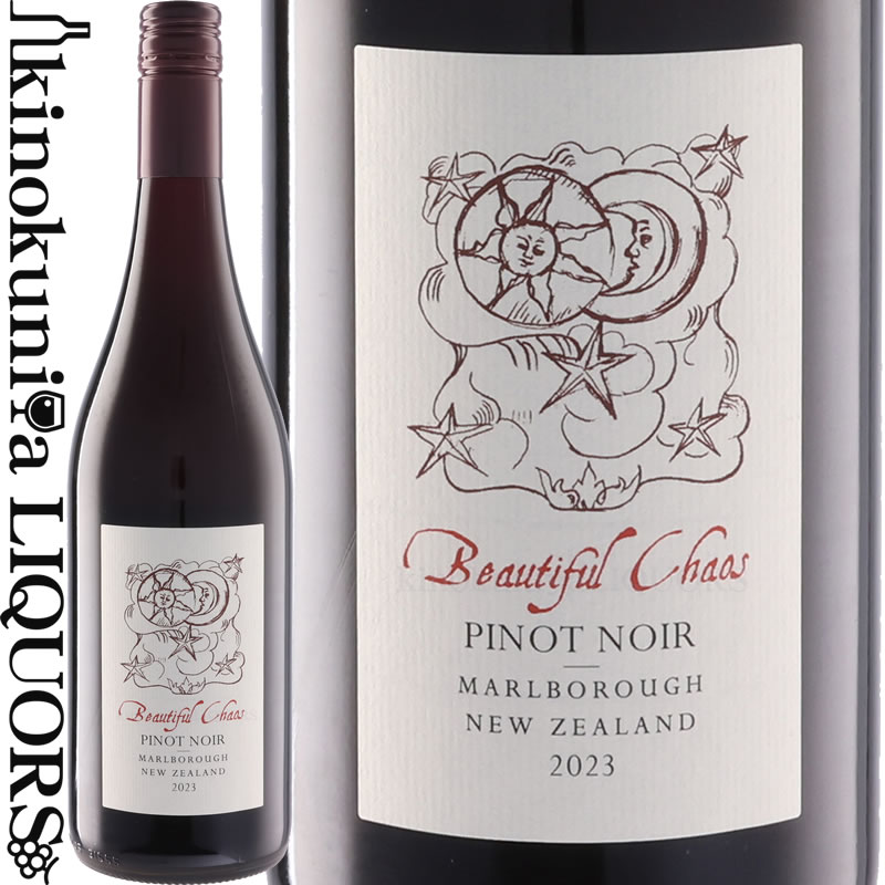 　Beautiful Chaos Pinot Noir ビューティフル・カオス ピノ・ノワール 色赤ワイン 味わいミディアムボディ ヴィンテージ品名に記載 産地ニュージーランド サウス・アイランド 原産地呼称マールボロG.I. 品種ピノ・ノ...
