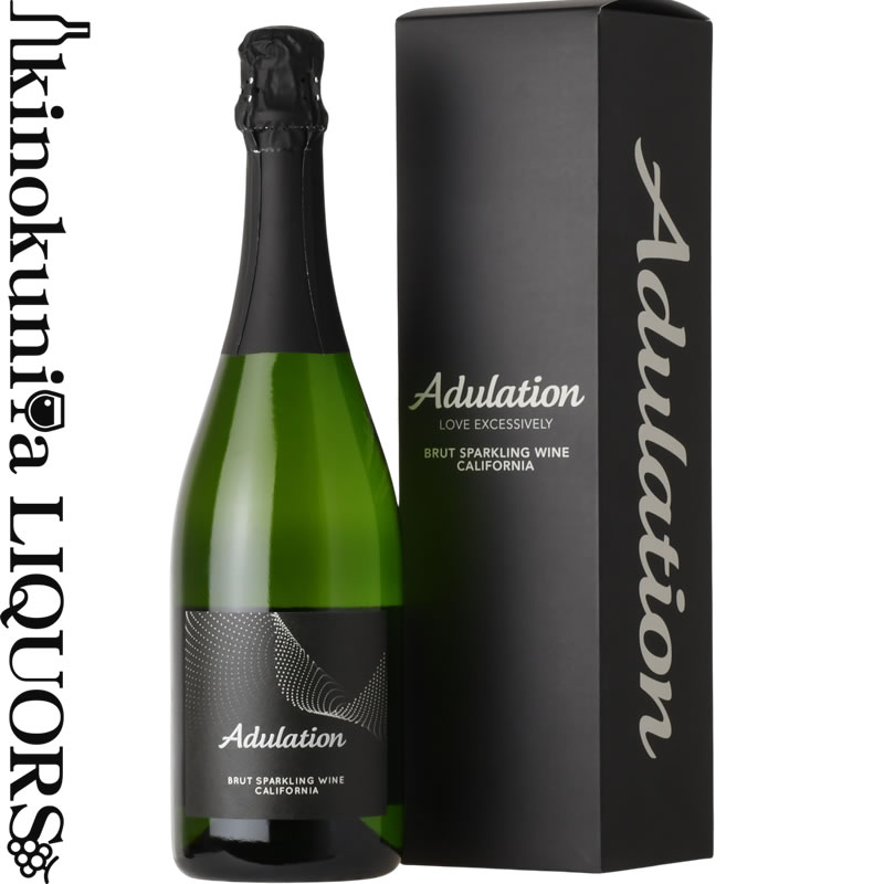 　ADULATION BRUT SPARKLING アデュレーション・ブリュット・スパークリング 色白 スパークリングワイン 味わい辛口 ヴィンテージ品名に記載 産地アメリカ カリフォルニア アペラシオンCARIFORNIA ALC度数12...
