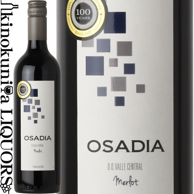 　OSADIA MERLOT オサディア メルロー 色赤ワイン 味わいミディアムボディ ヴィンテージ品名に記載 産地チリ セントラルヴァレー マウレ ヴァレー 品種メルロー ALC度数13.5% 飲み頃温度14～15℃ キャップ仕様コルク ...