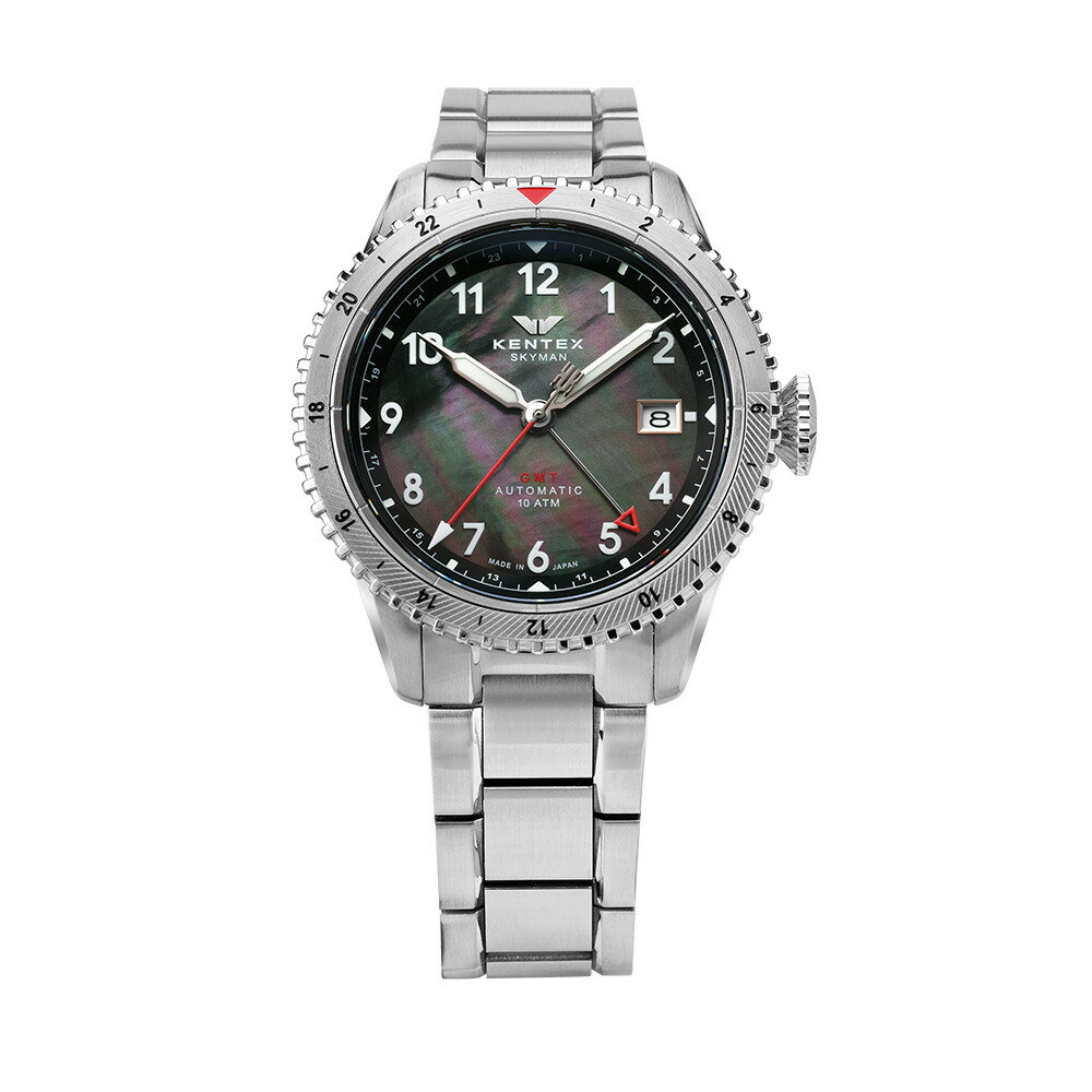 特徴 駆動方式 自動巻き 機能 GMT 防水 100M防水 サイズ 本体サイズ 縦×横×厚：約41×41×12mm 重さ 約160g バンドサイズ 最小〜最大：約14〜21cm 素材 風防素材 片面無反射コーティング サファイアクリスタル ...