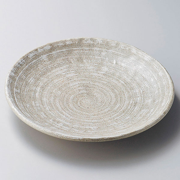 ●型番：28-208-258-i ●サイズ（約）：直径24.2×3.7cm ●重量（約）：745g ●産地：日本製 美濃焼 ●素材：磁器…ここではせっ器（ストーン）も含みます。比較的丈夫な素材です。 ●レンジ可能　食洗機可能　オーブン不可 ...